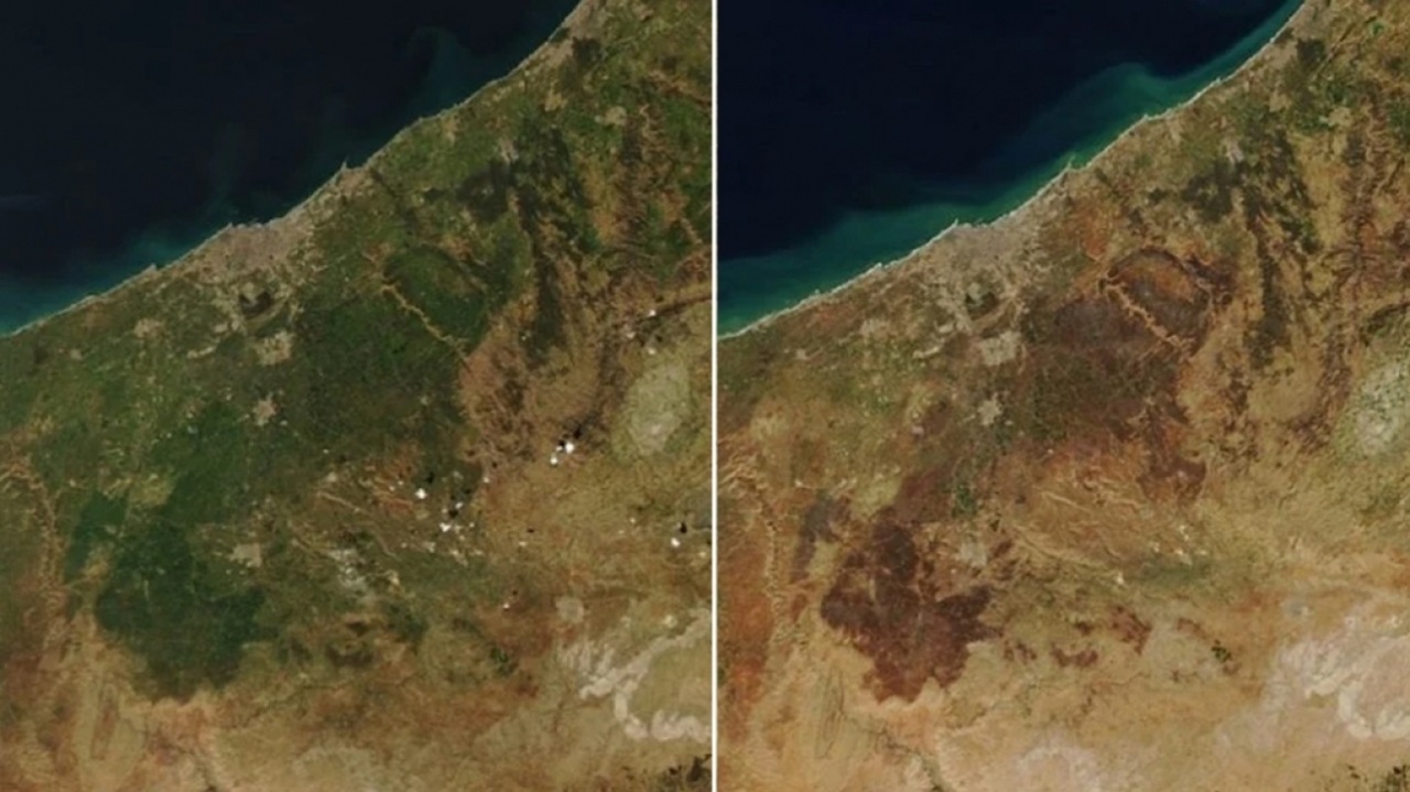 NASA-beelden onthullen ernstige droogte in Marokko | Marokko Nieuws